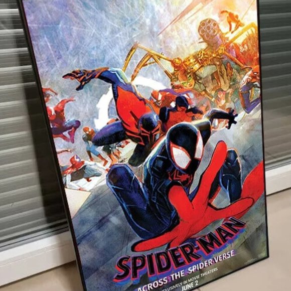 Handmade | Art | Spiderman Across The Spiderverse Amc Poster | Poshmark